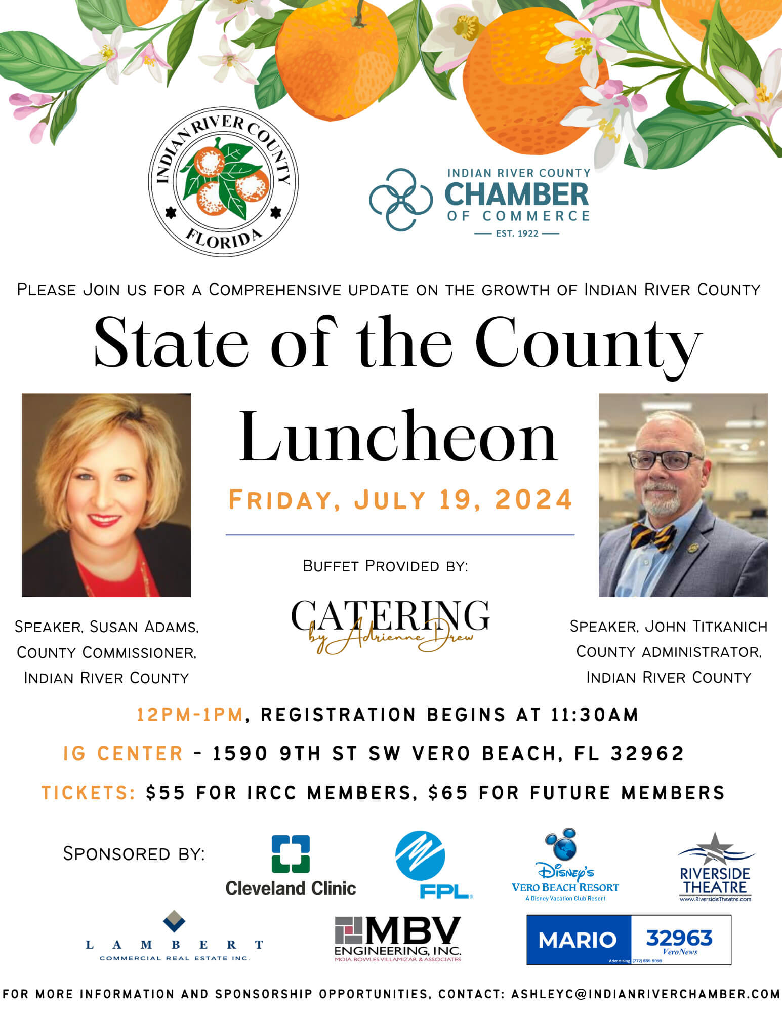 State of the County Luncheon - Indian River County Chamber of Commerce